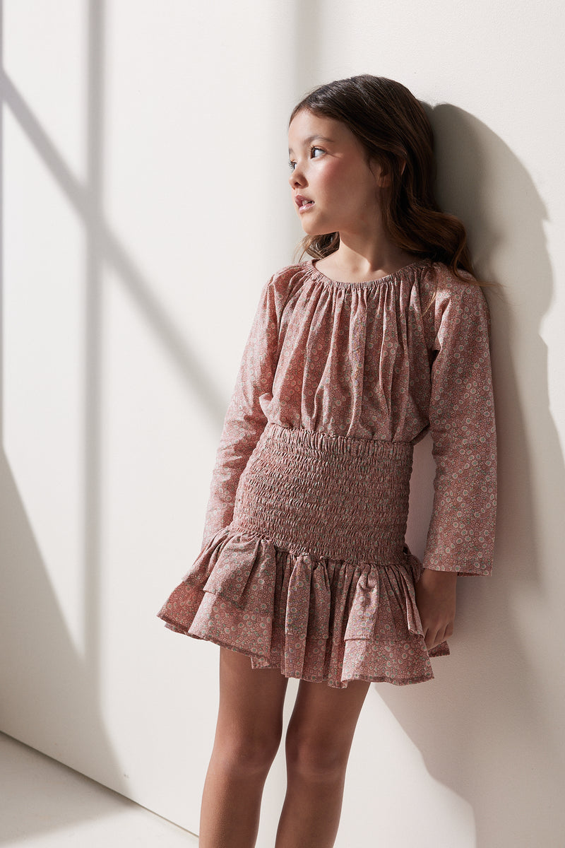 Ra-ra Skirt in March Flower – printebebe.com